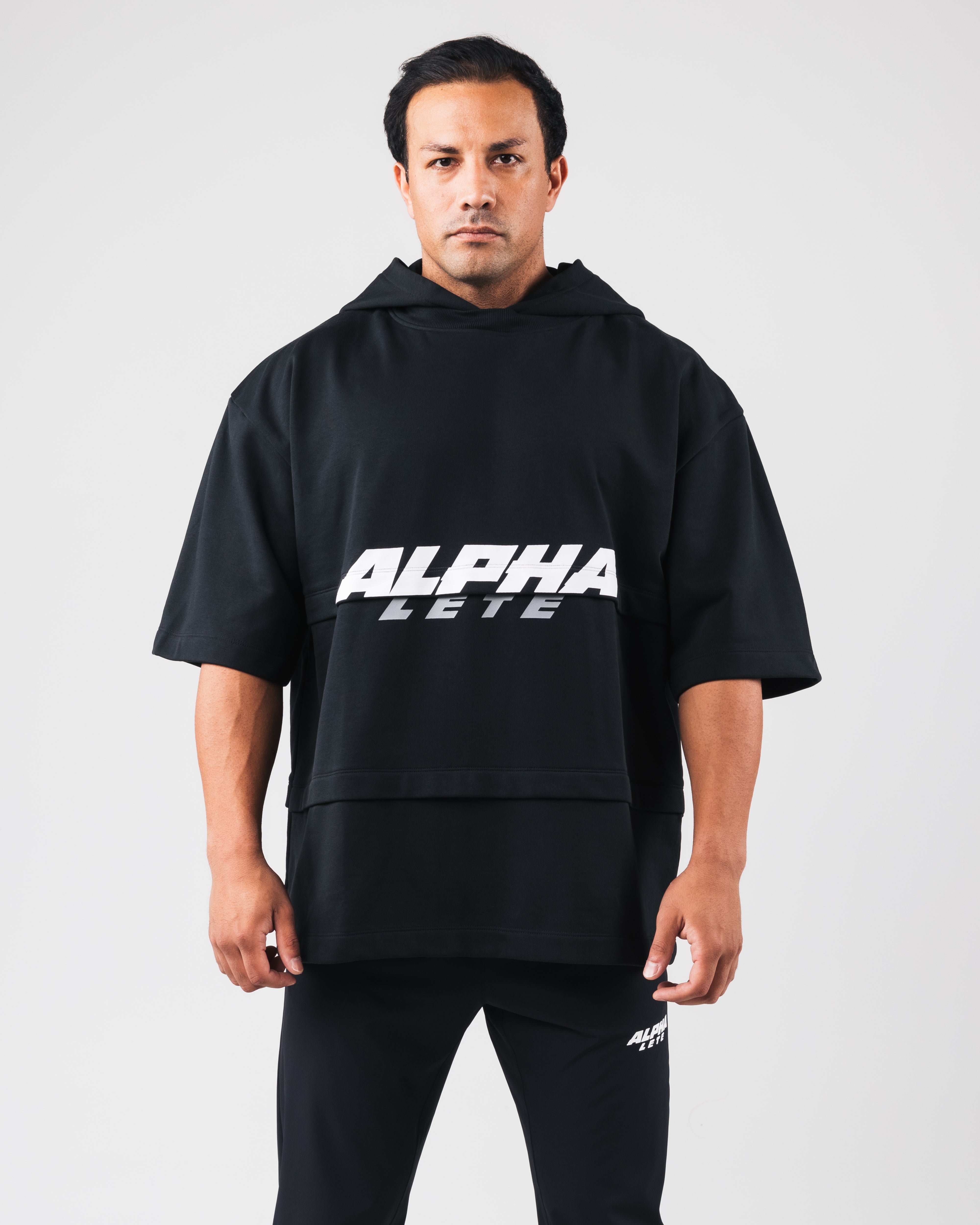 Alpha Layered Hoodie - Black – Alphalete Athletics