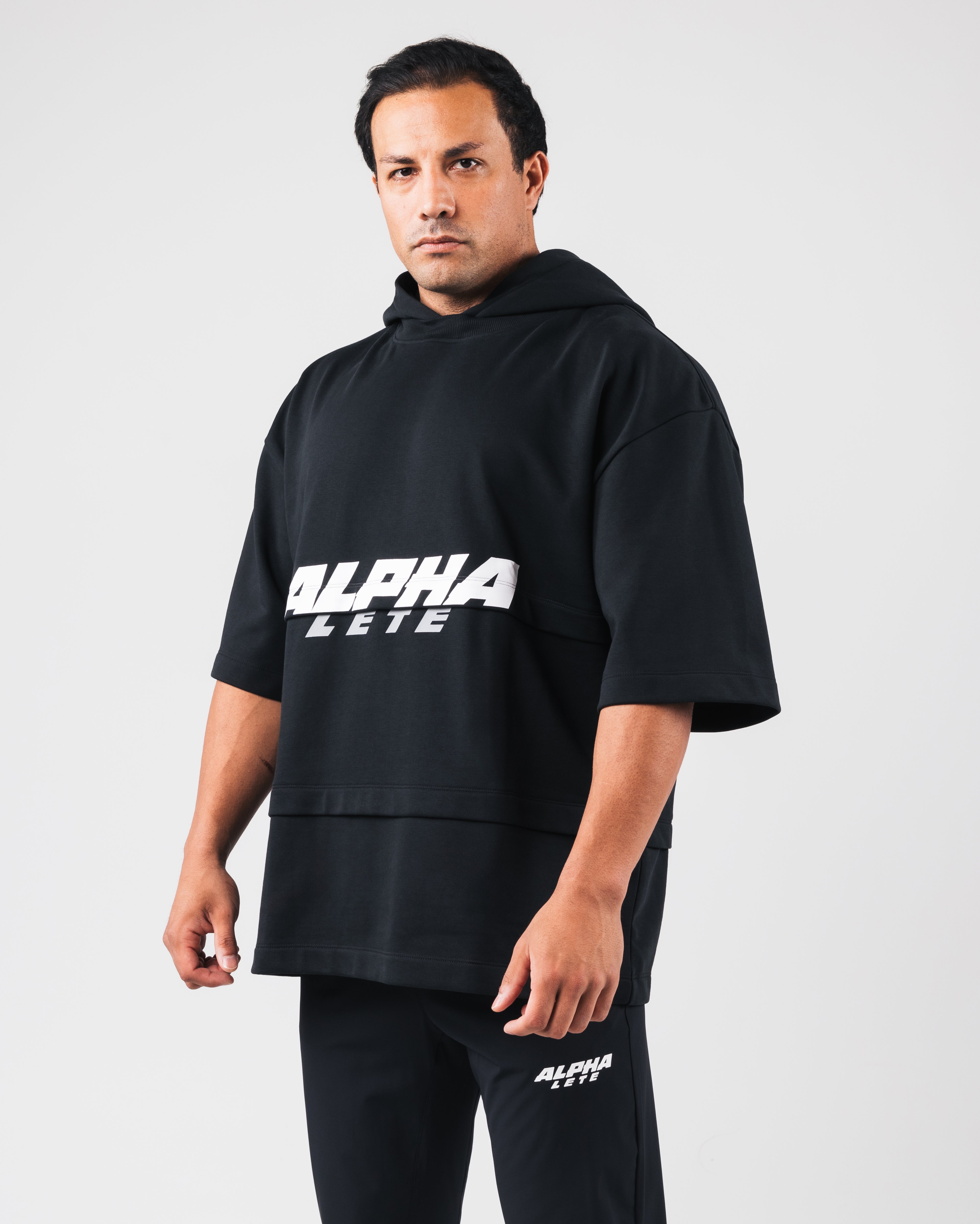 Alpha Layered Hoodie - Black – Alphalete Athletics