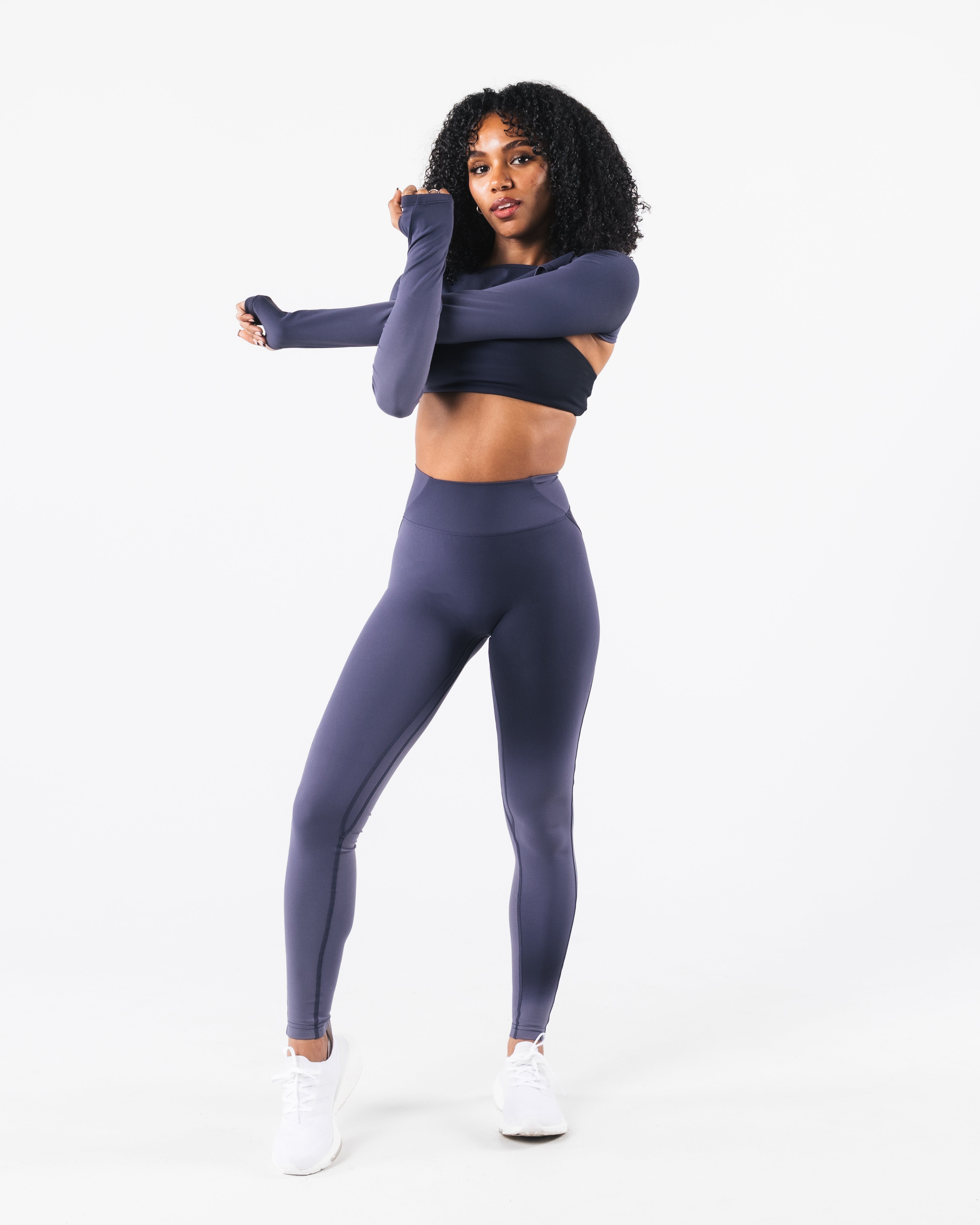 Aura Shrug LS - Aura Blizzard Print – Alphalete Athletics