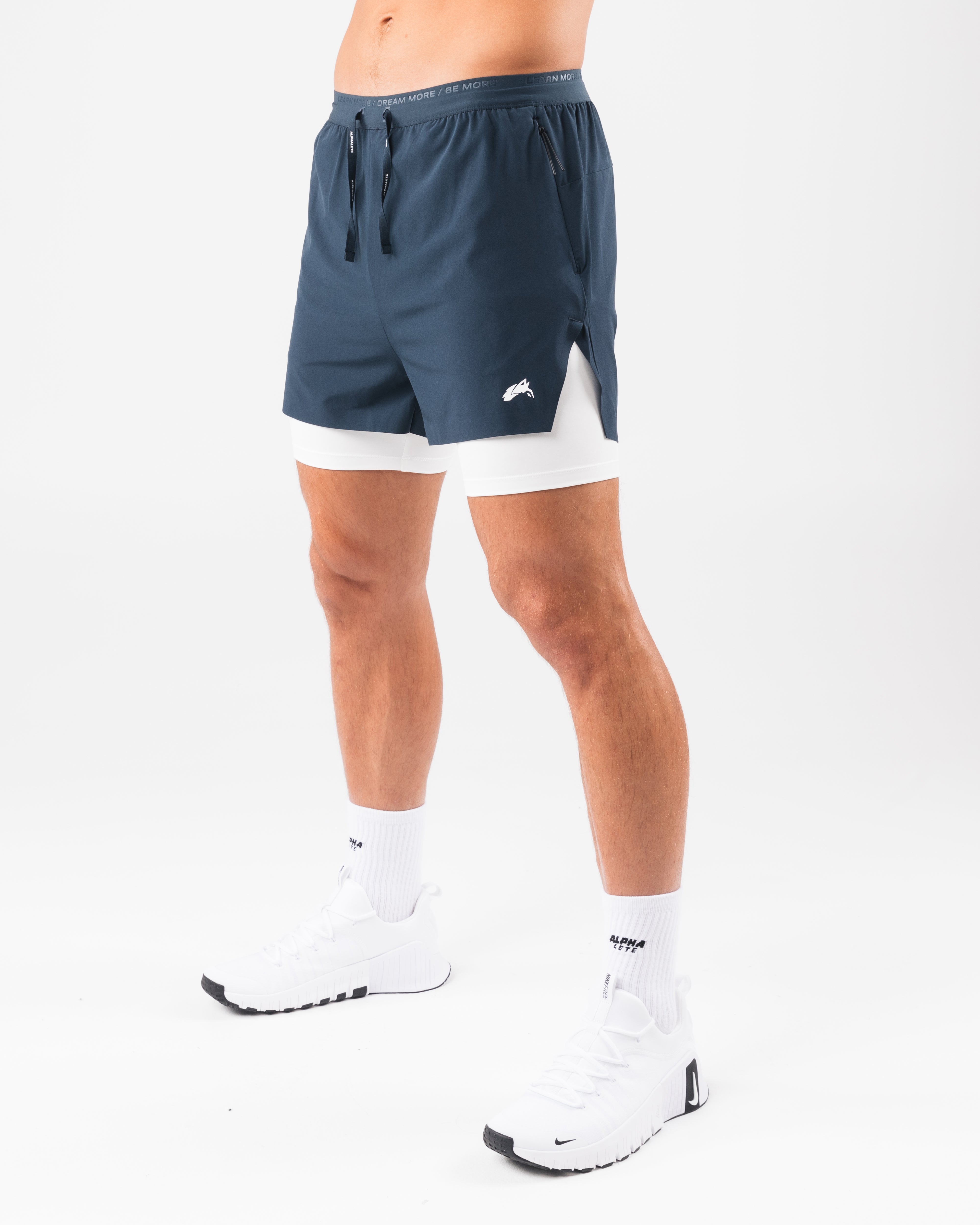 Elite Swift Short 5" - Deep Navy – Alphalete Athletics