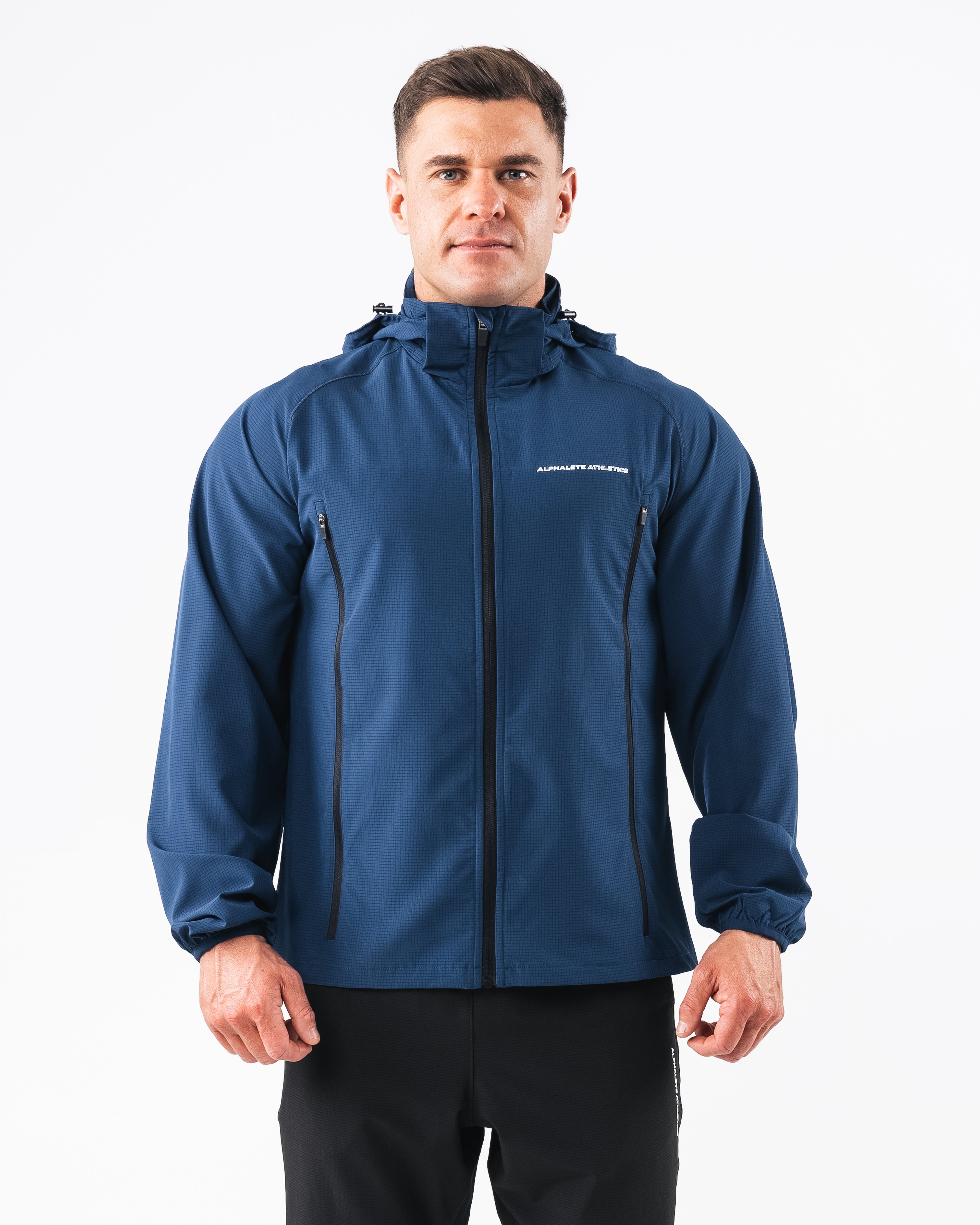 Infinity Tech Jacket - Denim – Alphalete Athletics