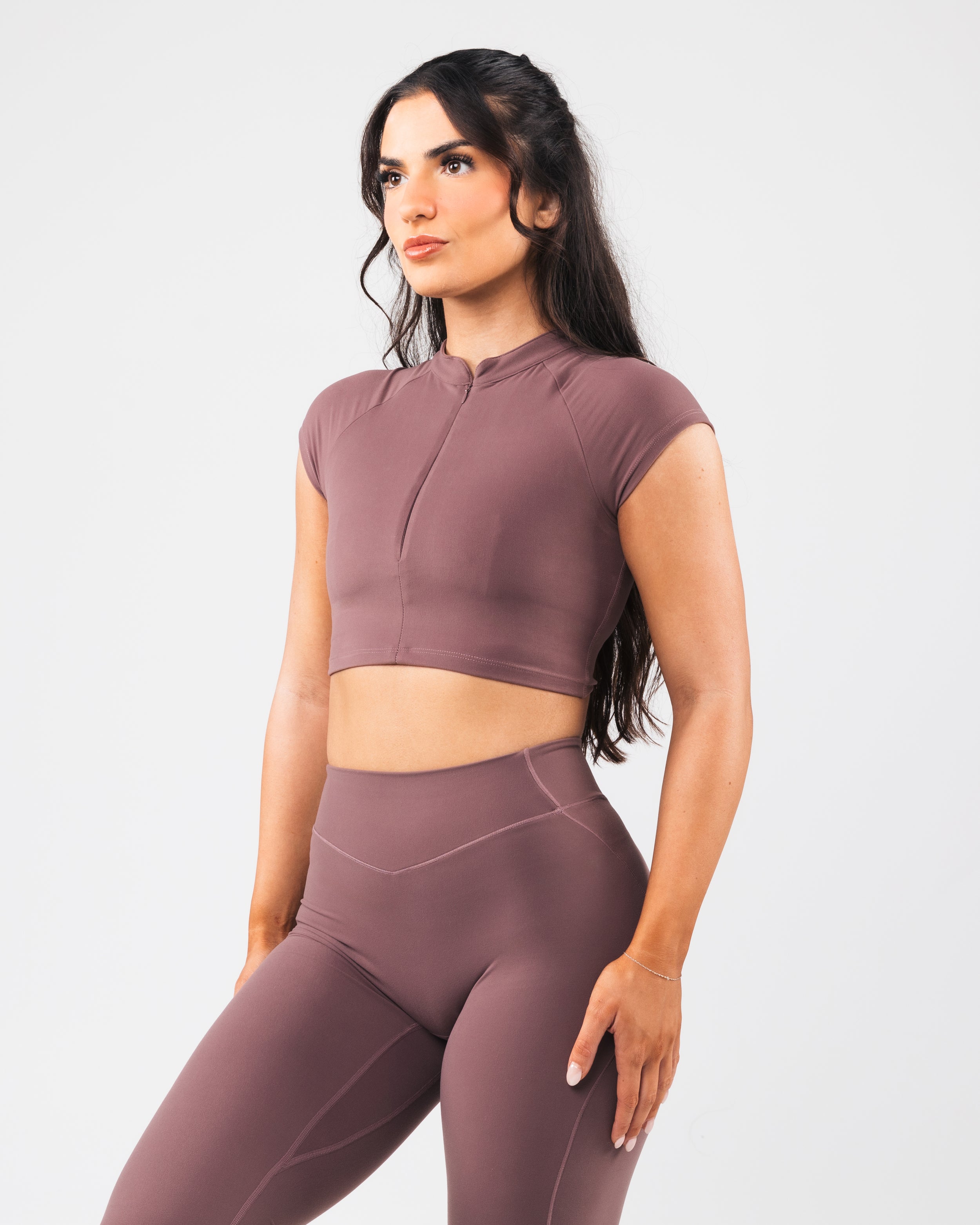 KDM Zip Bra - Sugar – Alphalete Athletics