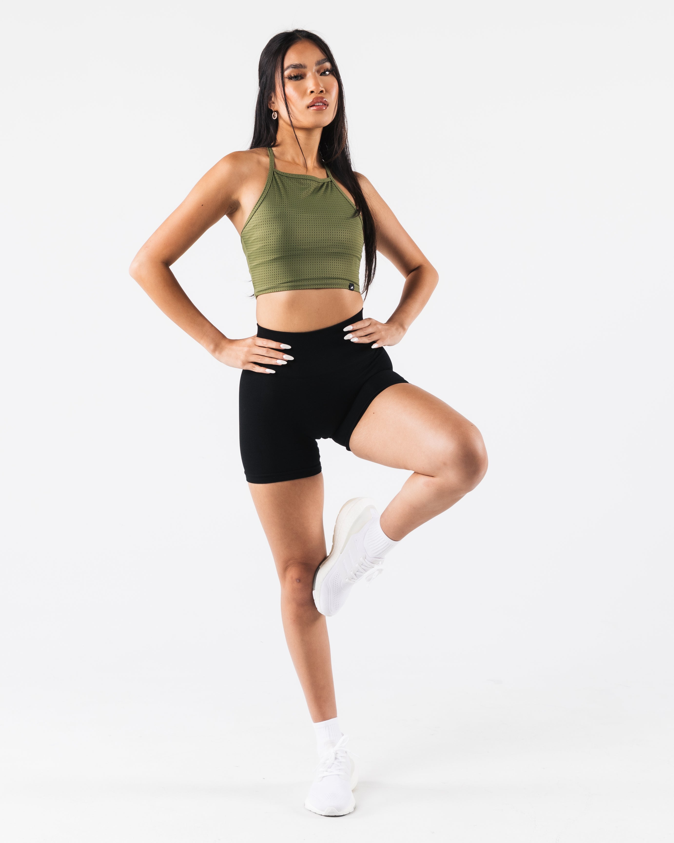 Margo Mesh Tank - Agave – Alphalete Athletics