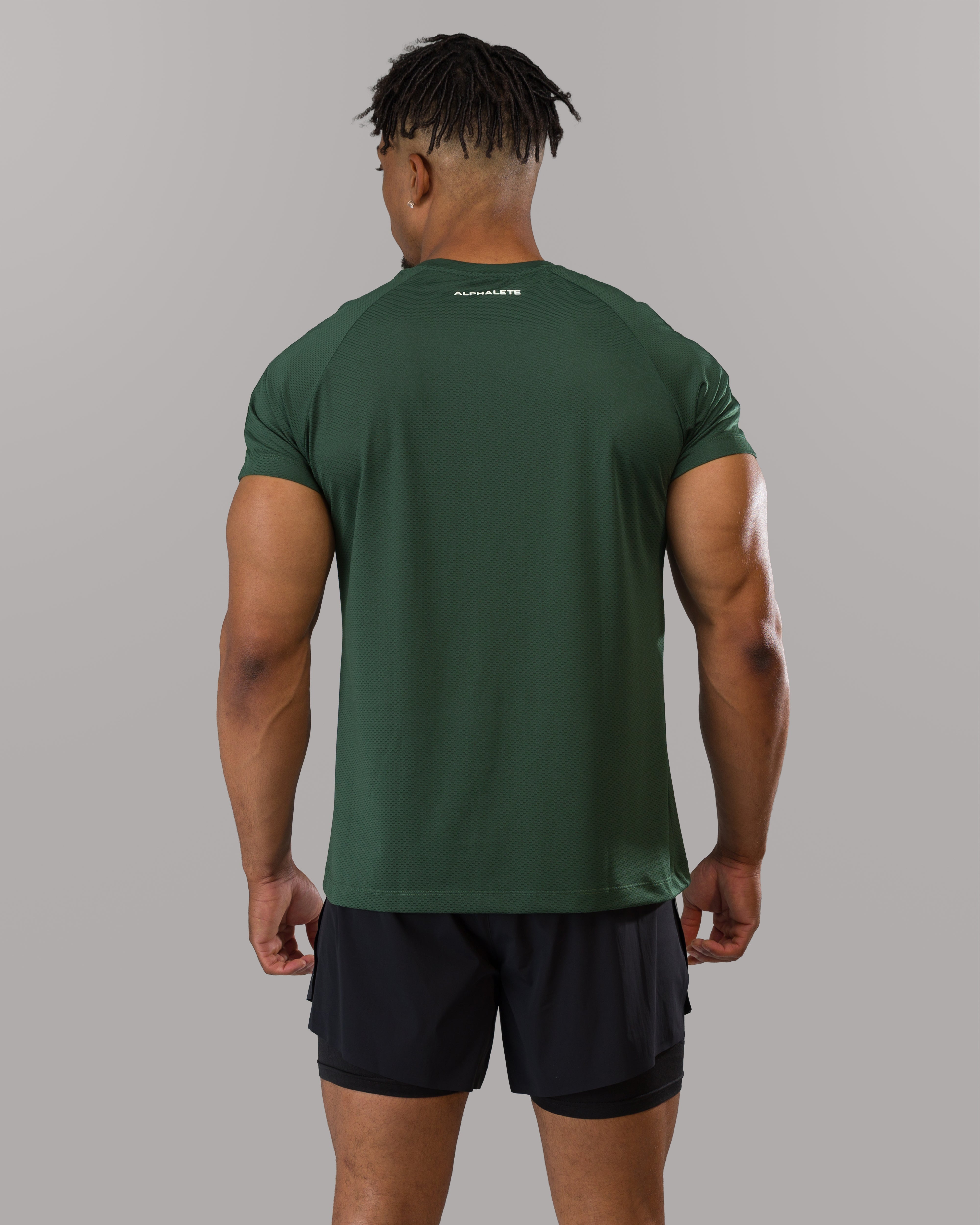 Base Tee - Summit Green – Alphalete Athletics