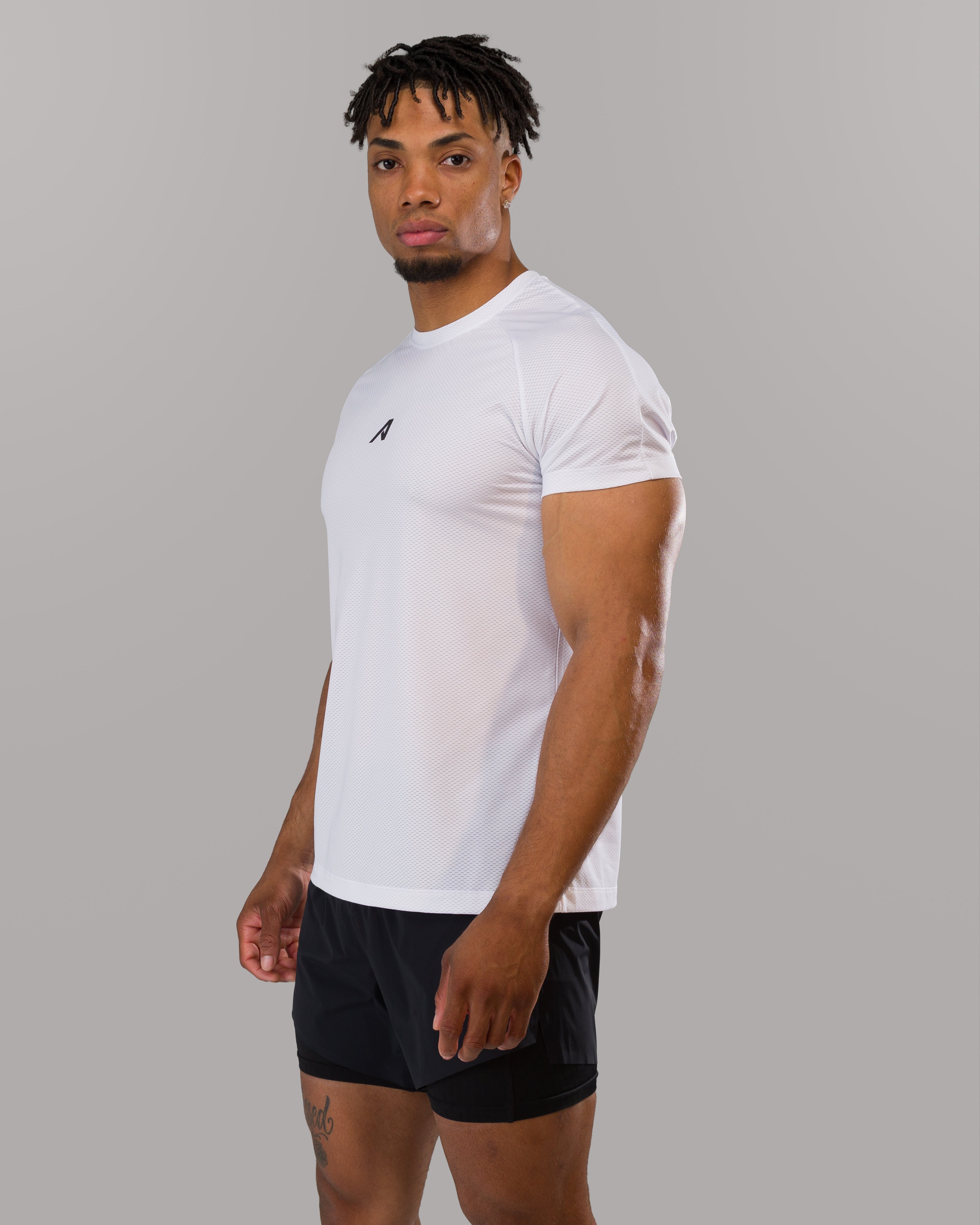 Base Tee - White – Alphalete Athletics