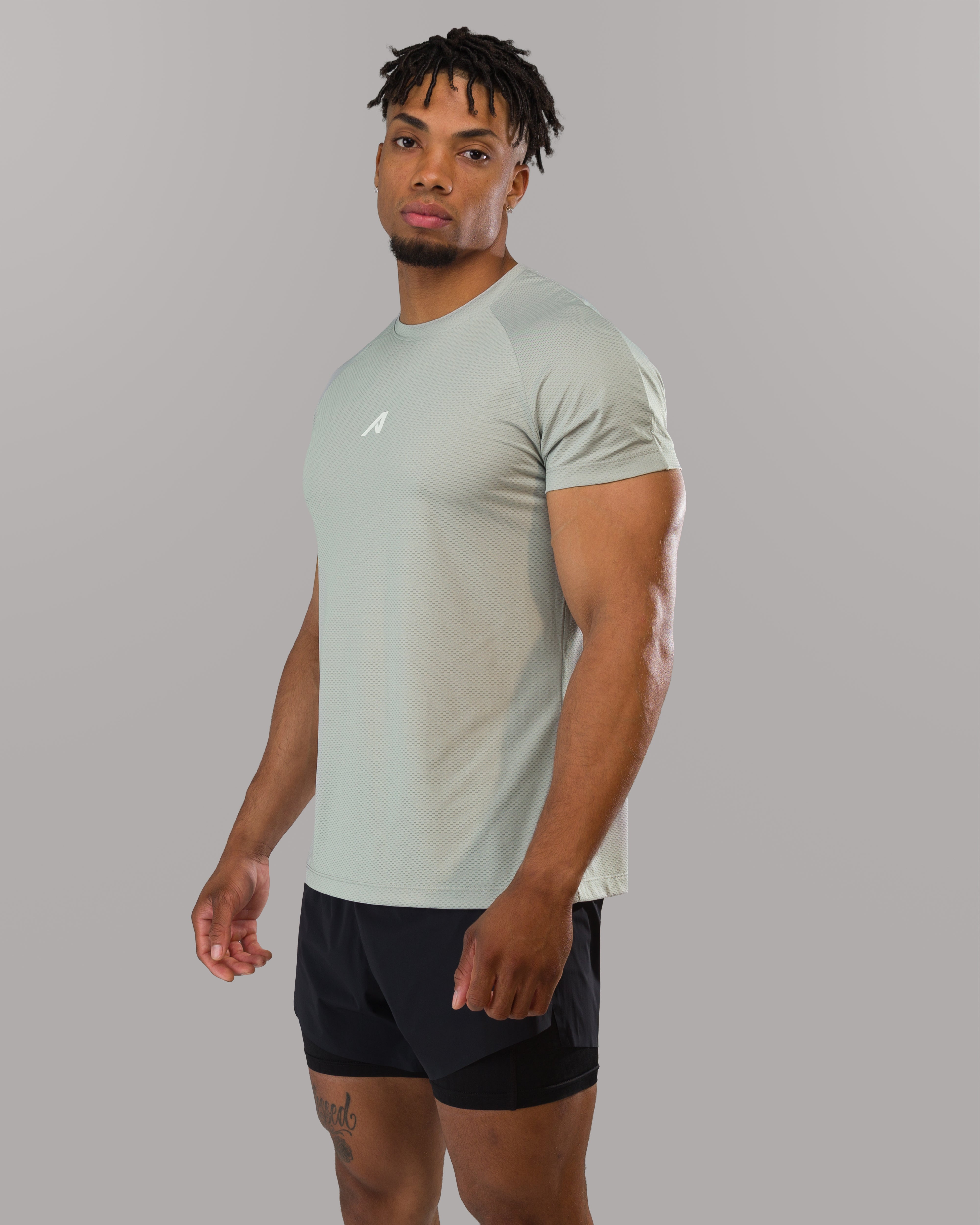 Base Tee - Silver – Alphalete Athletics