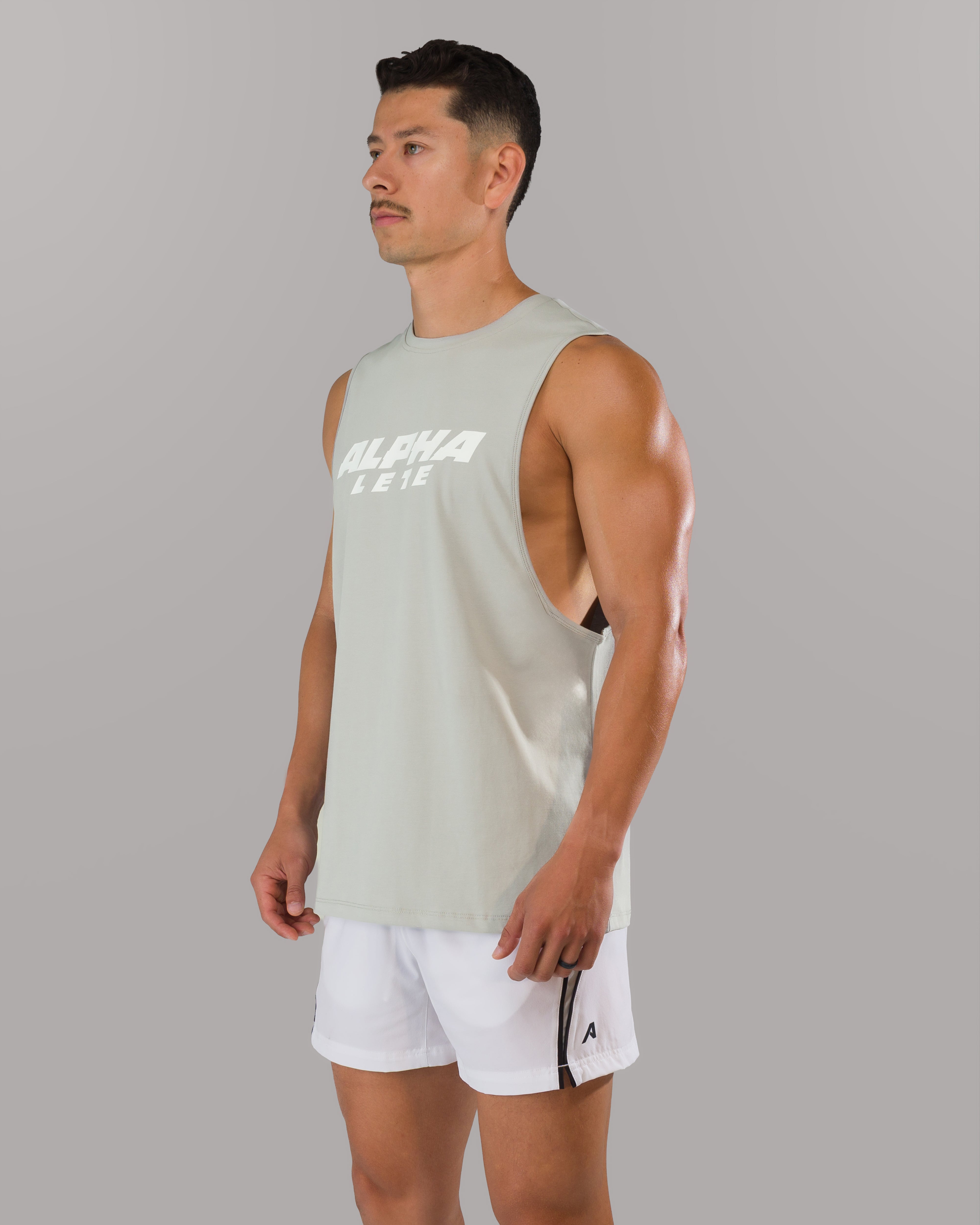 Force Core Cutoff - Silver – Alphalete Athletics