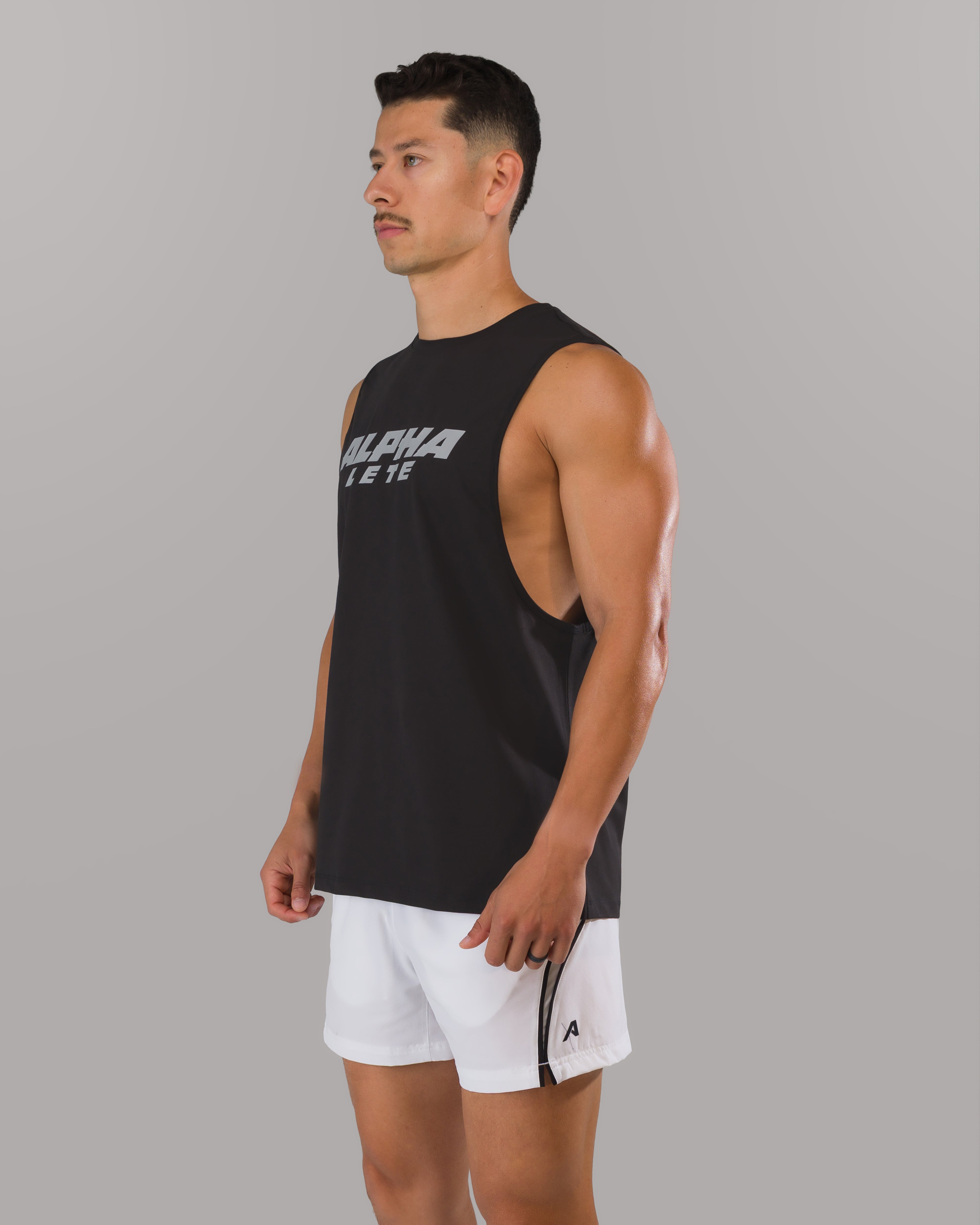 Force Core Cutoff - Black – Alphalete Athletics