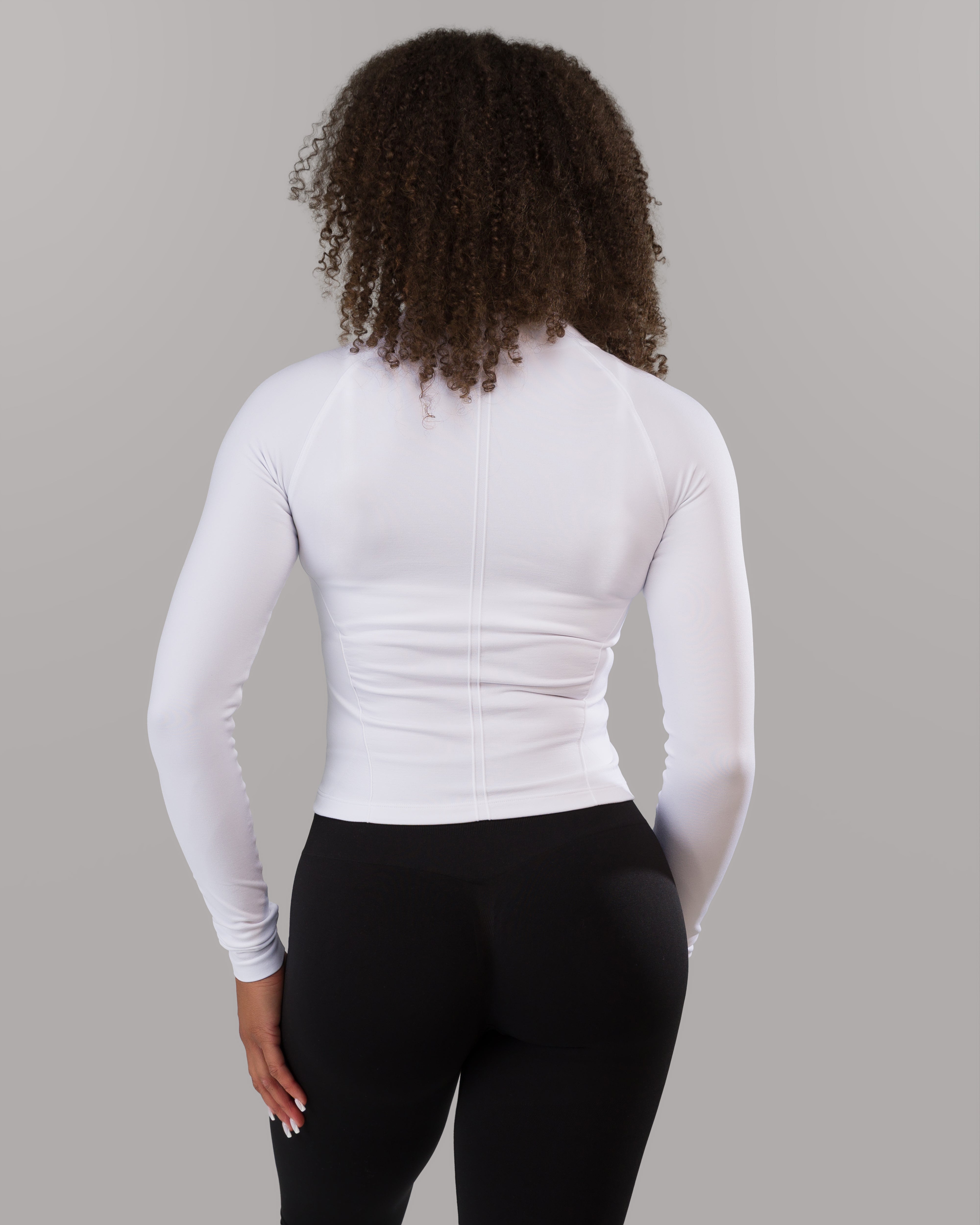 Shape Jacket - White – Alphalete Athletics