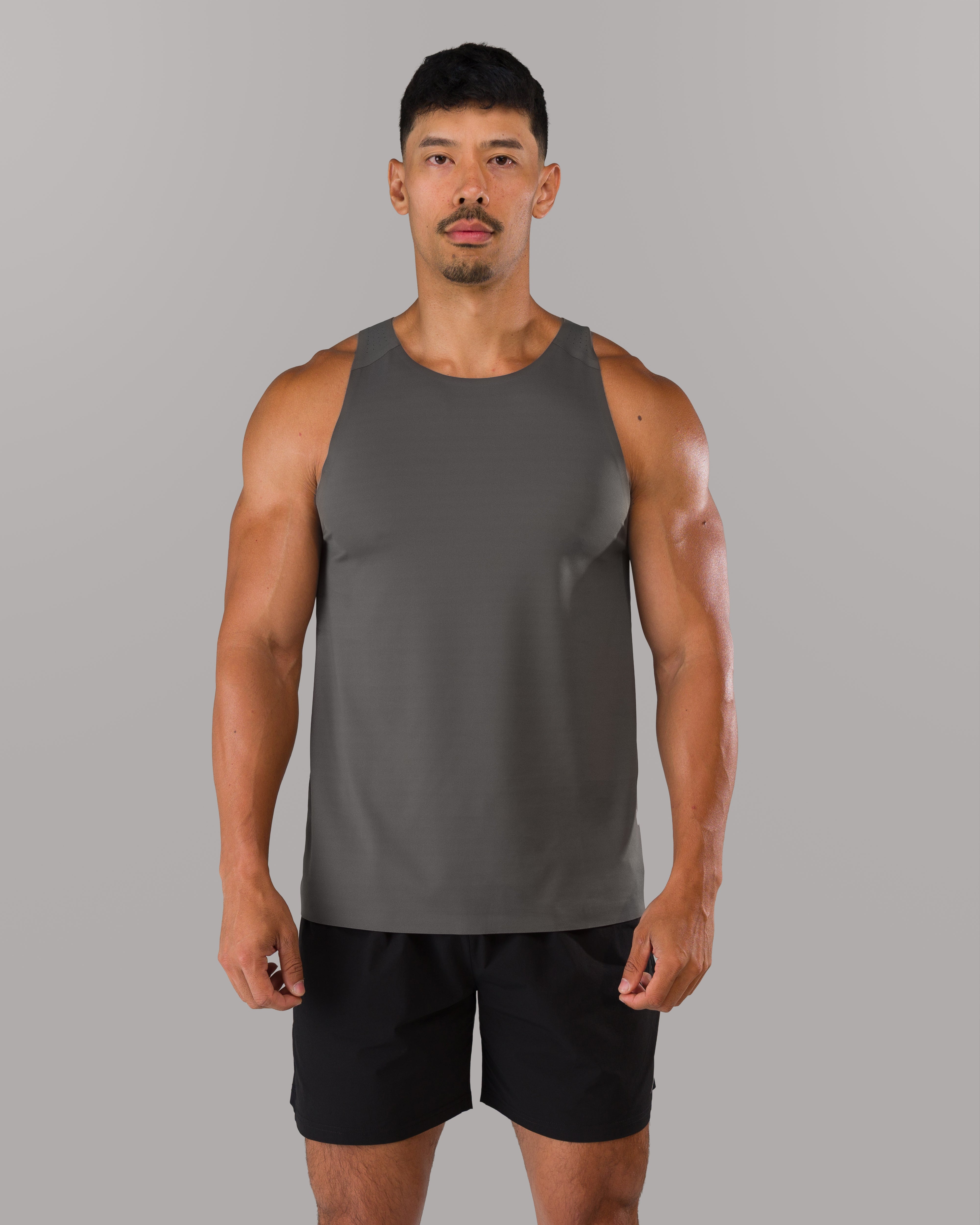 AeroFlex Vault Tank - Iron Charcoal – Alphalete Athletics