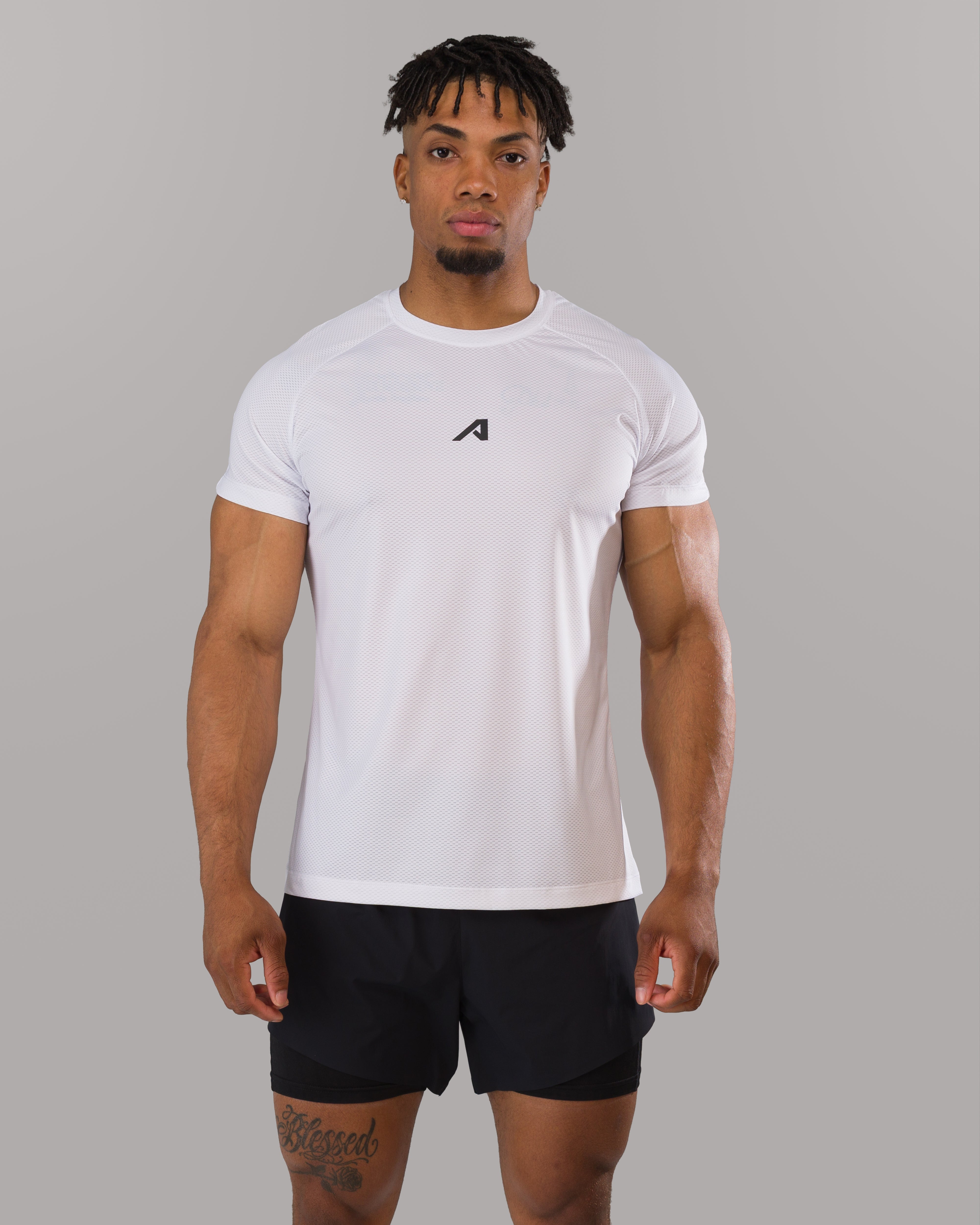 Base Tee - White – Alphalete Athletics