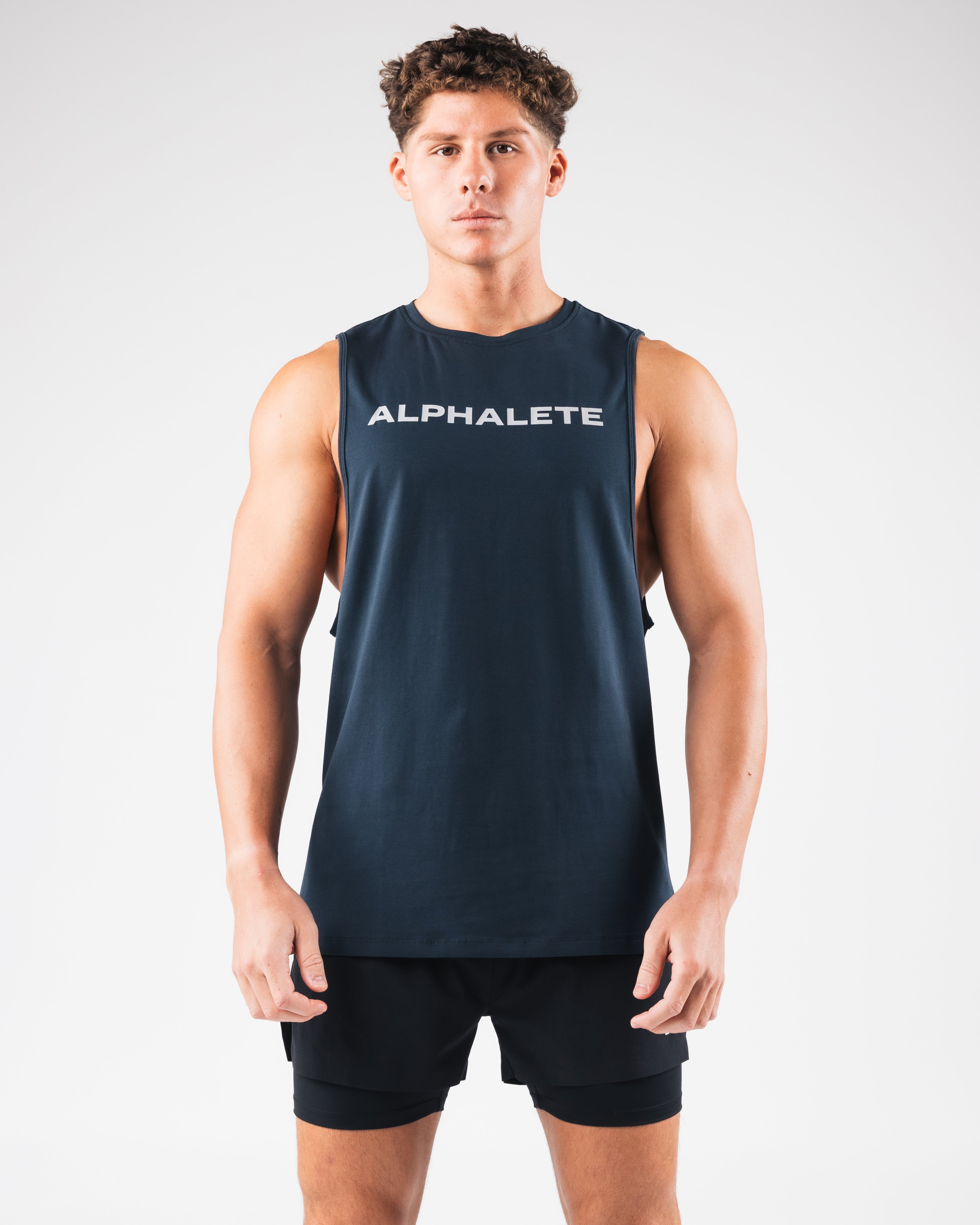 Core Cutoff - Deep Navy – Alphalete Athletics