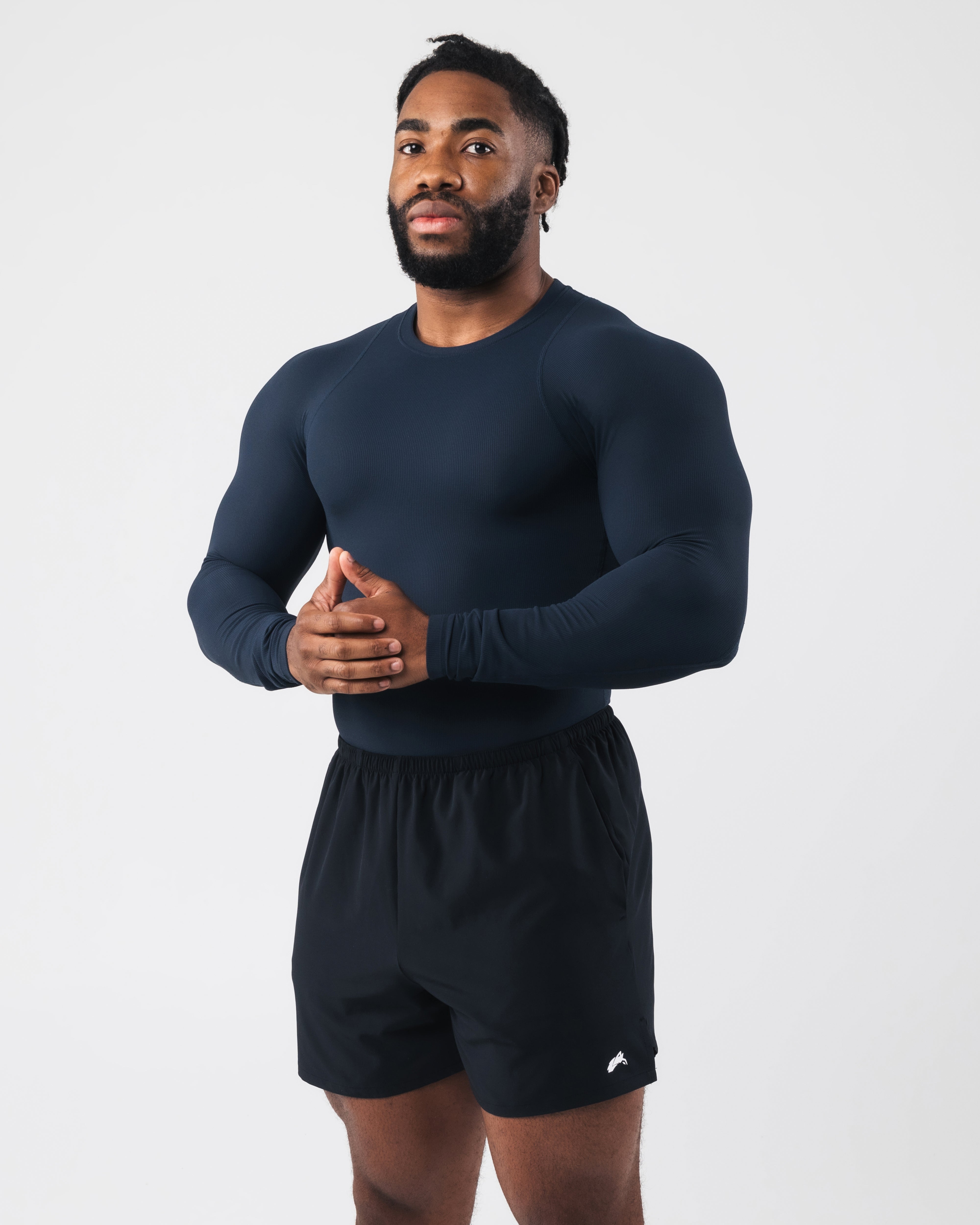 Power Long Sleeve - Deep Navy – Alphalete Athletics
