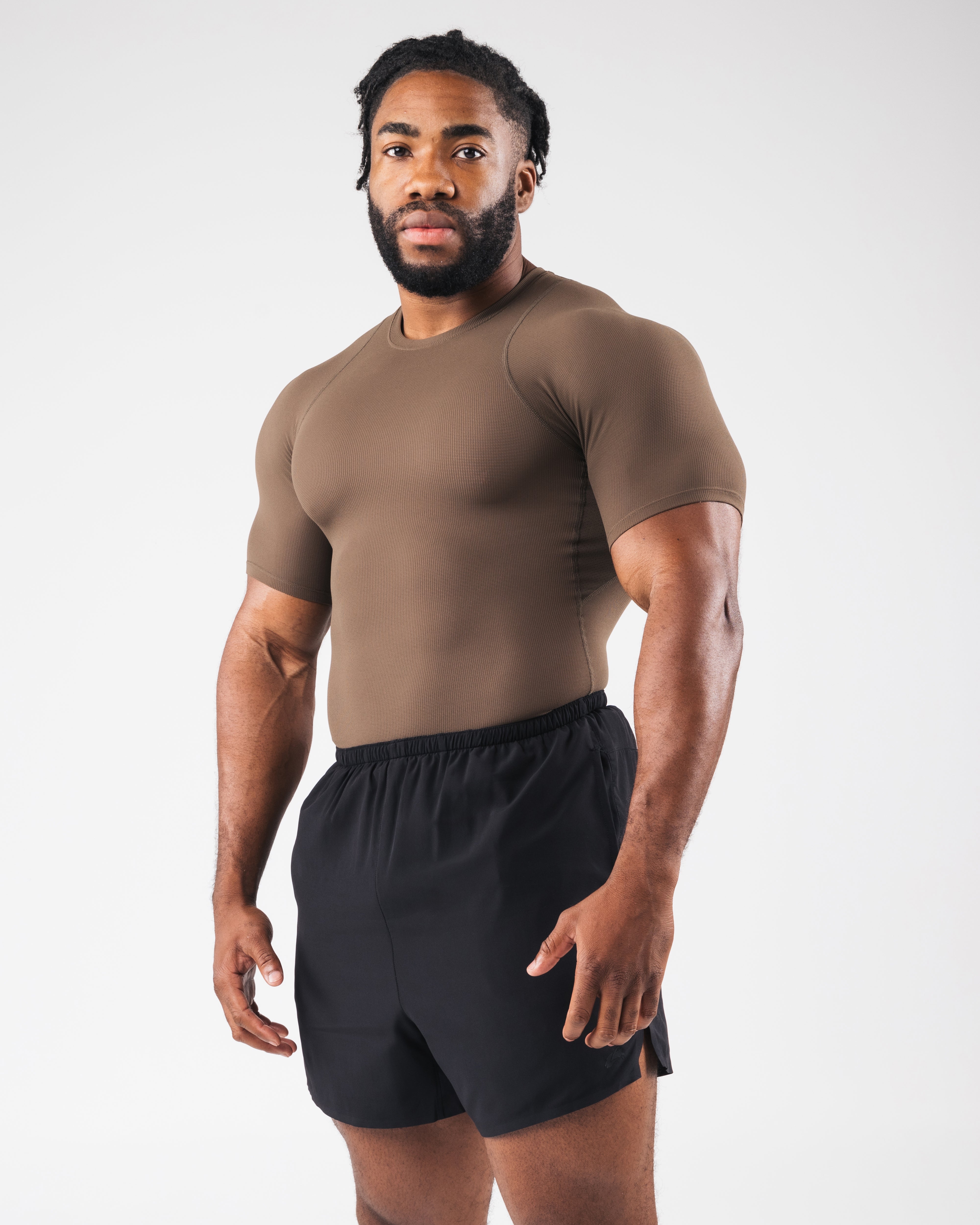 Power Short Sleeve - Carob – Alphalete Athletics