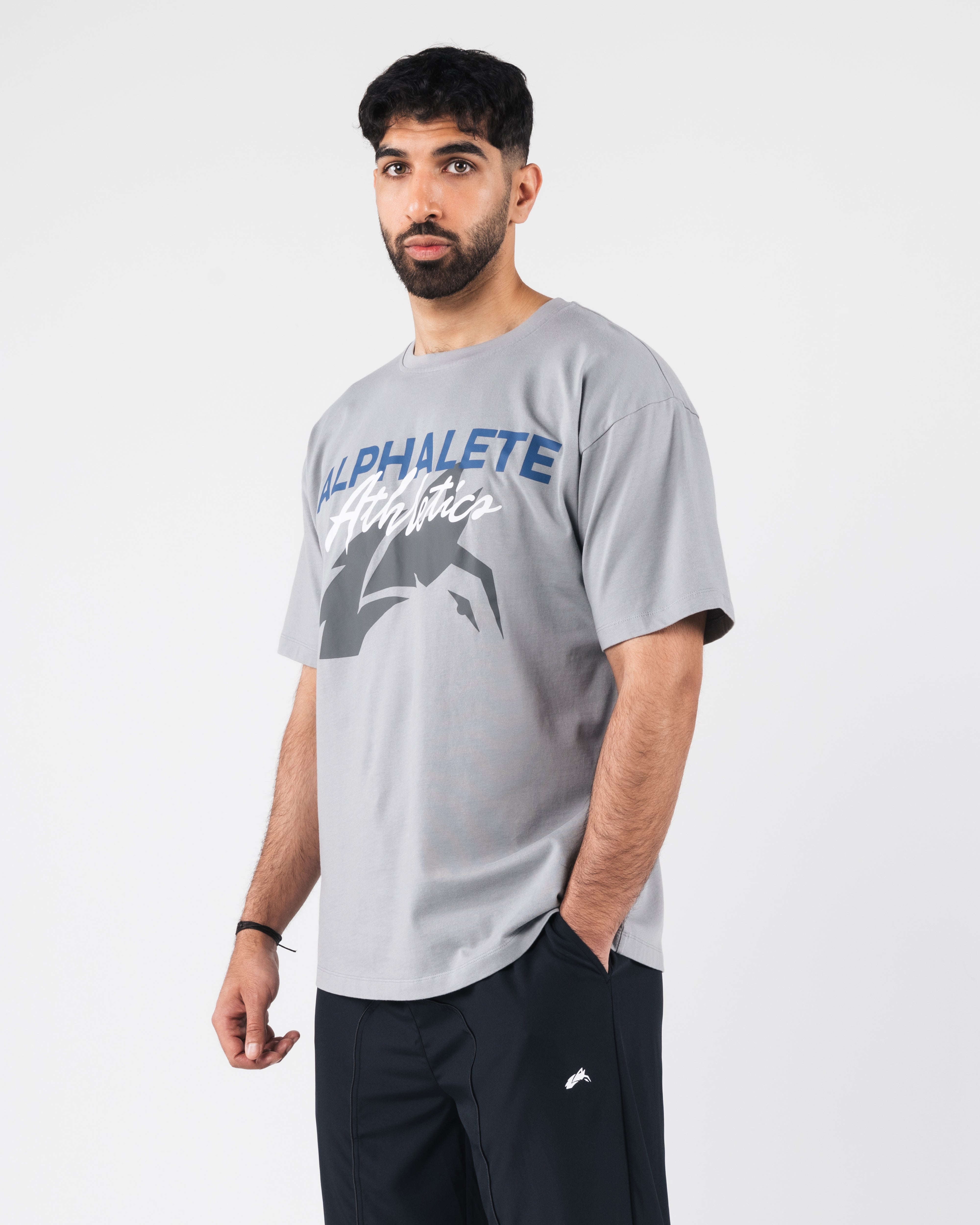 Racing Tee - Grey – Alphalete Athletics