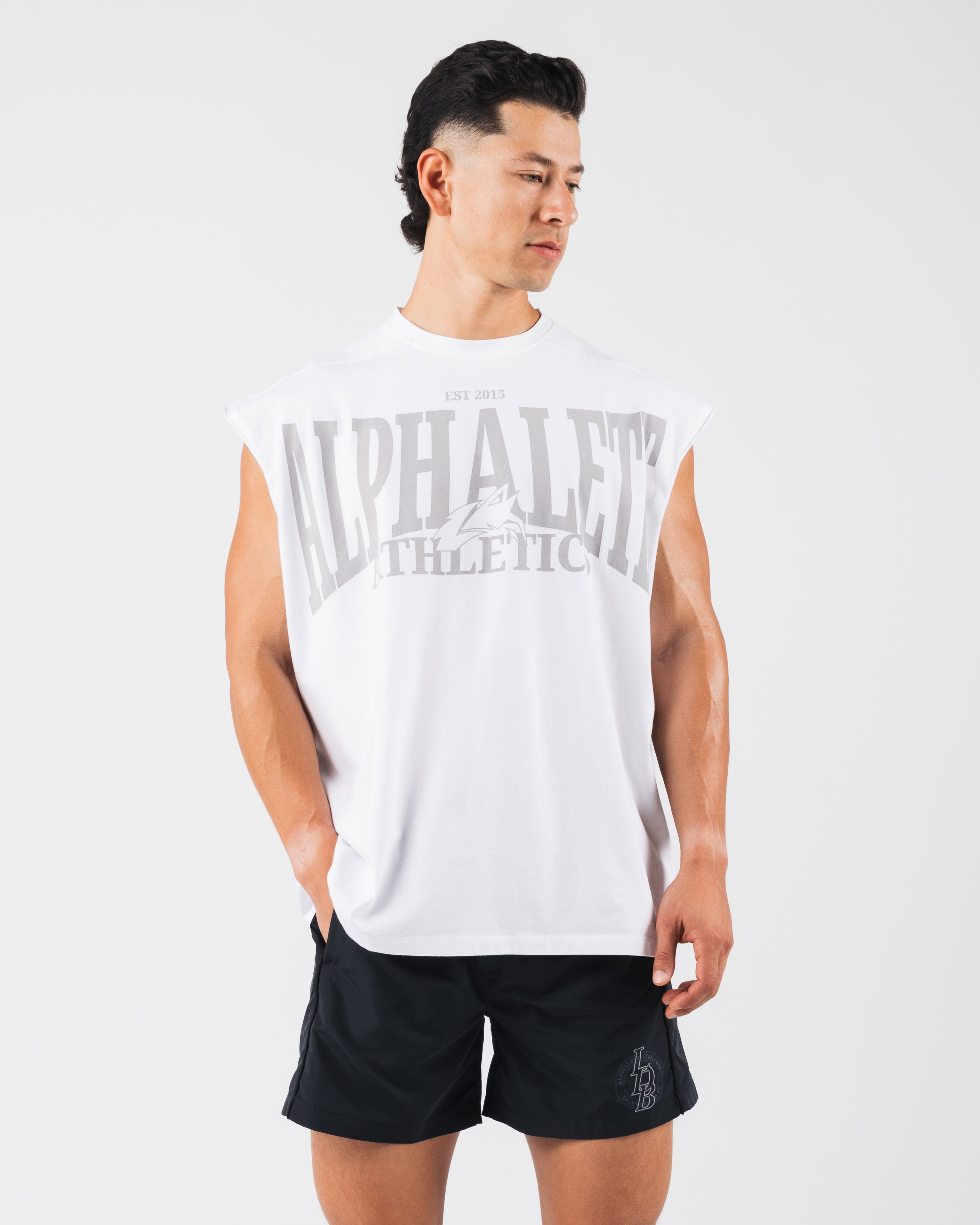 Vintage Muscle Tank - White – Alphalete Athletics