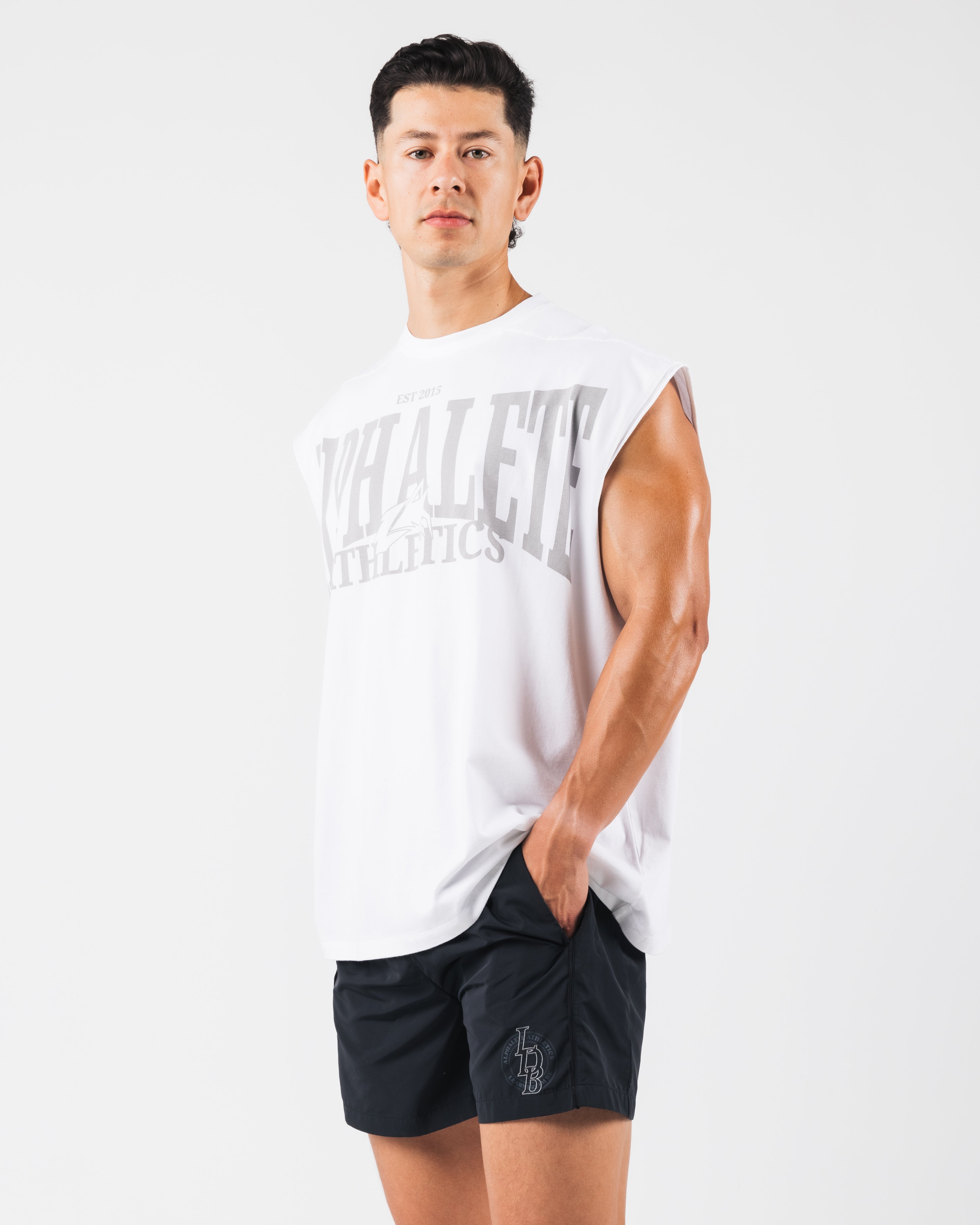 Vintage Muscle Tank - White – Alphalete Athletics