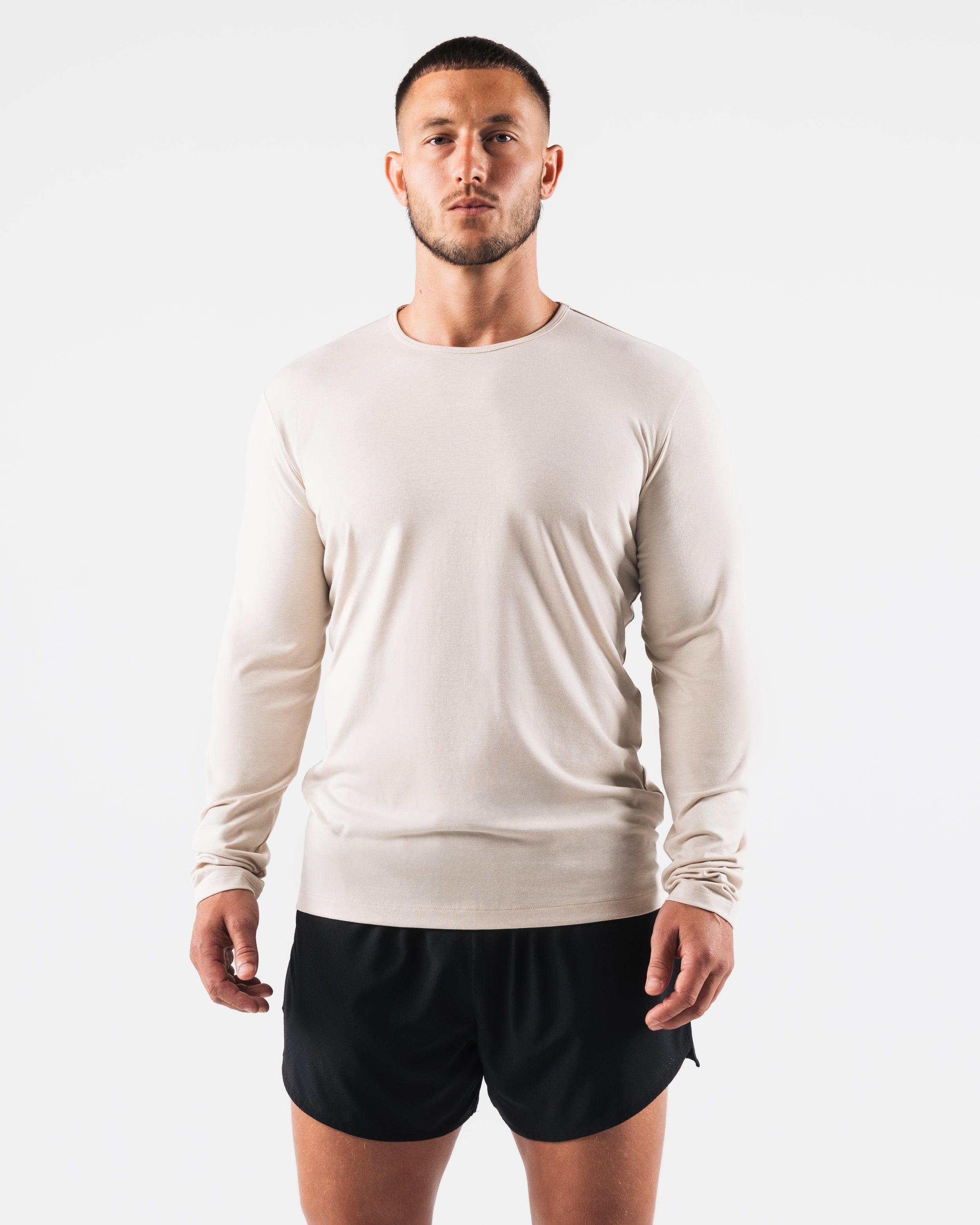 Zero Classic LS Tee 2pk - Cream – Alphalete Athletics