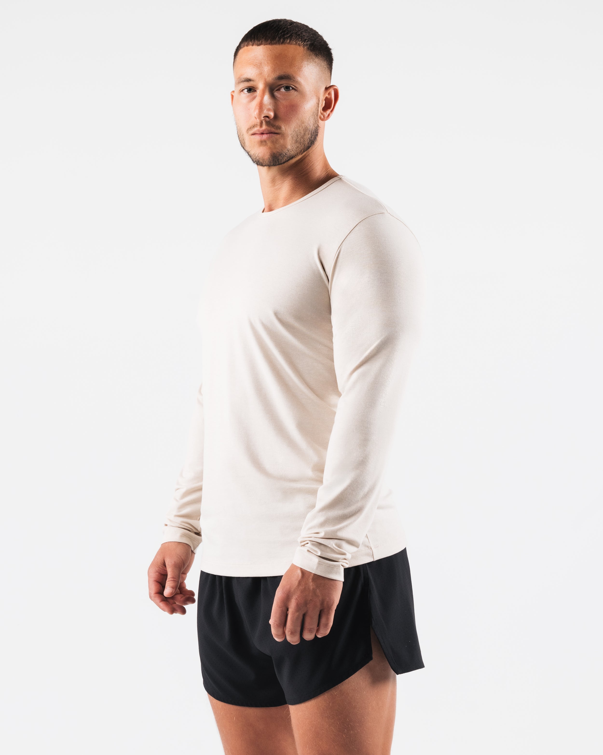 Zero Classic LS Tee 2pk - Cream – Alphalete Athletics