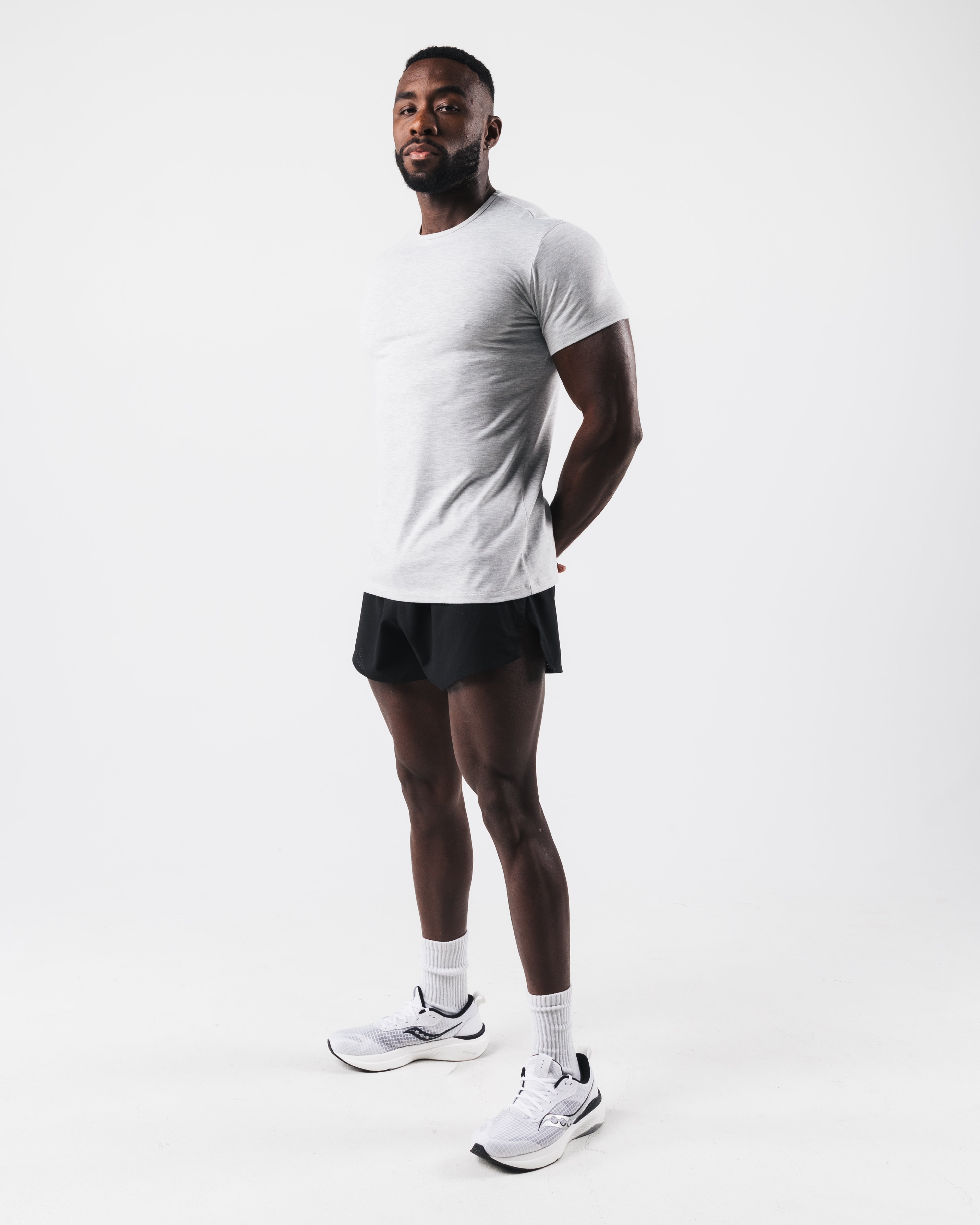 Zero Classic Tee 2pk - Heather Grey – Alphalete Athletics